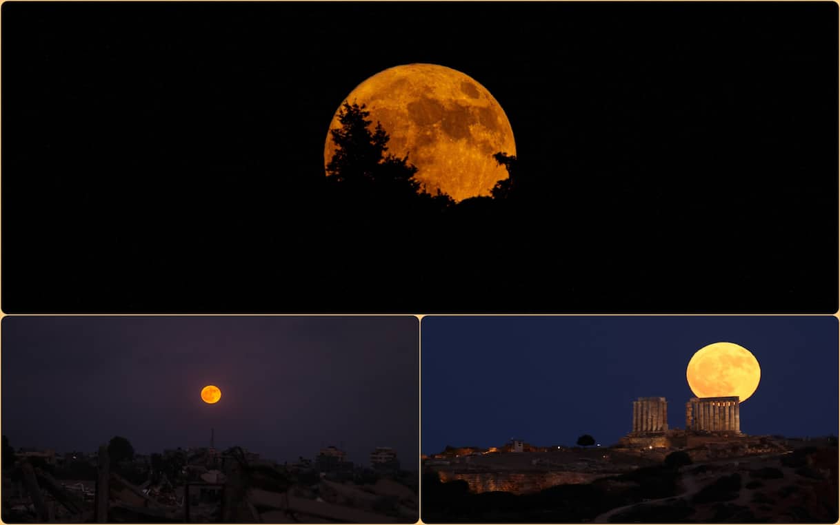 Luna piena del Cervo di luglio 2025, le più belle immagini dal mondo ...