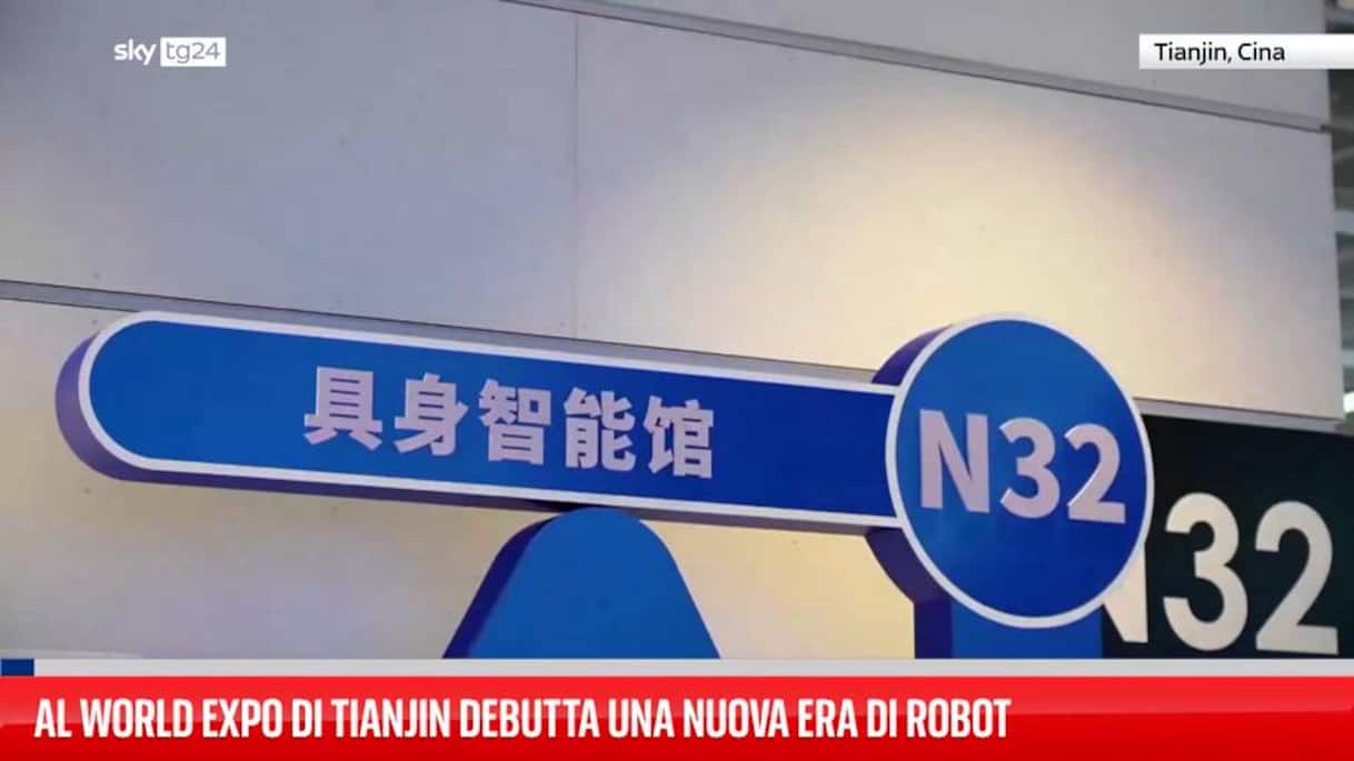 Al World Expo di Tianjin debutta una nuova era di robot