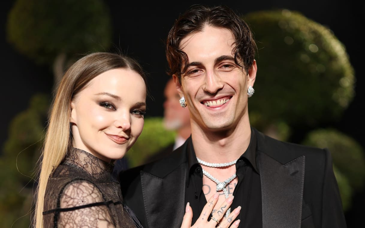 Damiano David sposa Dove Cameron: 'Sarà un anno bellissimo'. Post e ...