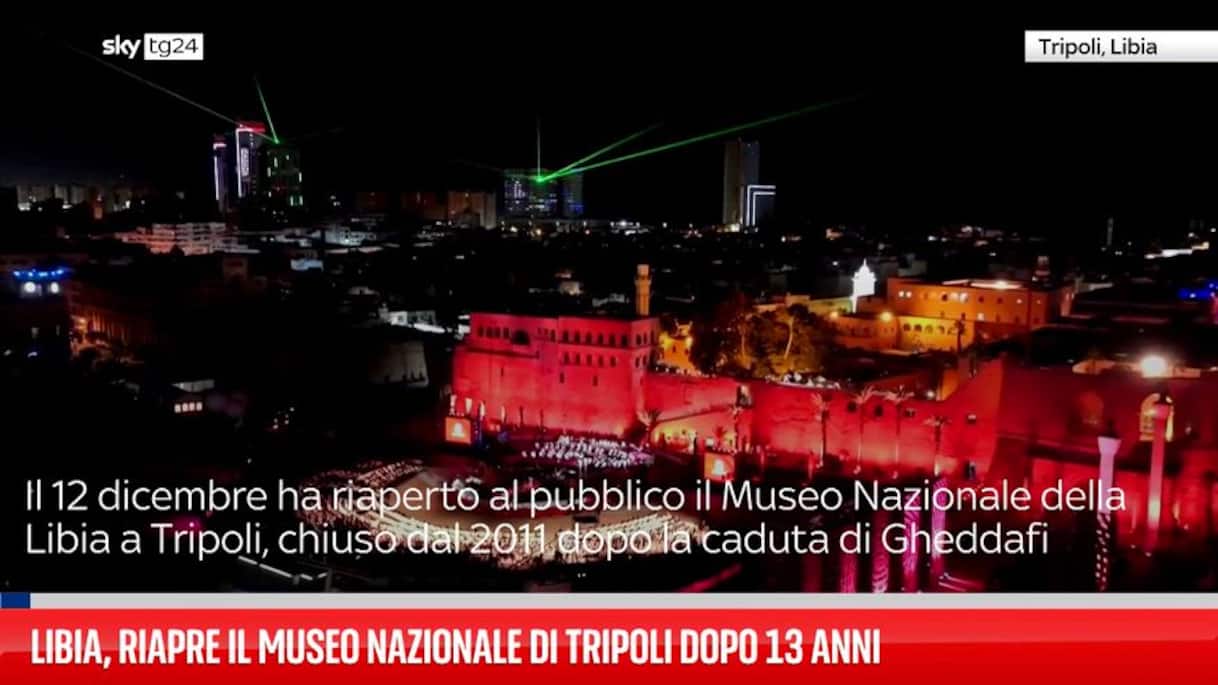 Libia, riapre il Museo Nazionale di Tripoli dopo 13 anni | Video Sky TG24