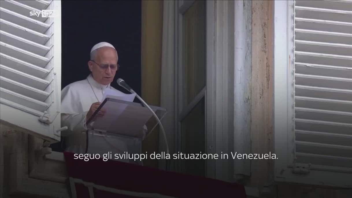 Papa Leone XIV: preoccupazione per il Venezuela post-blitz | Video Sky TG24