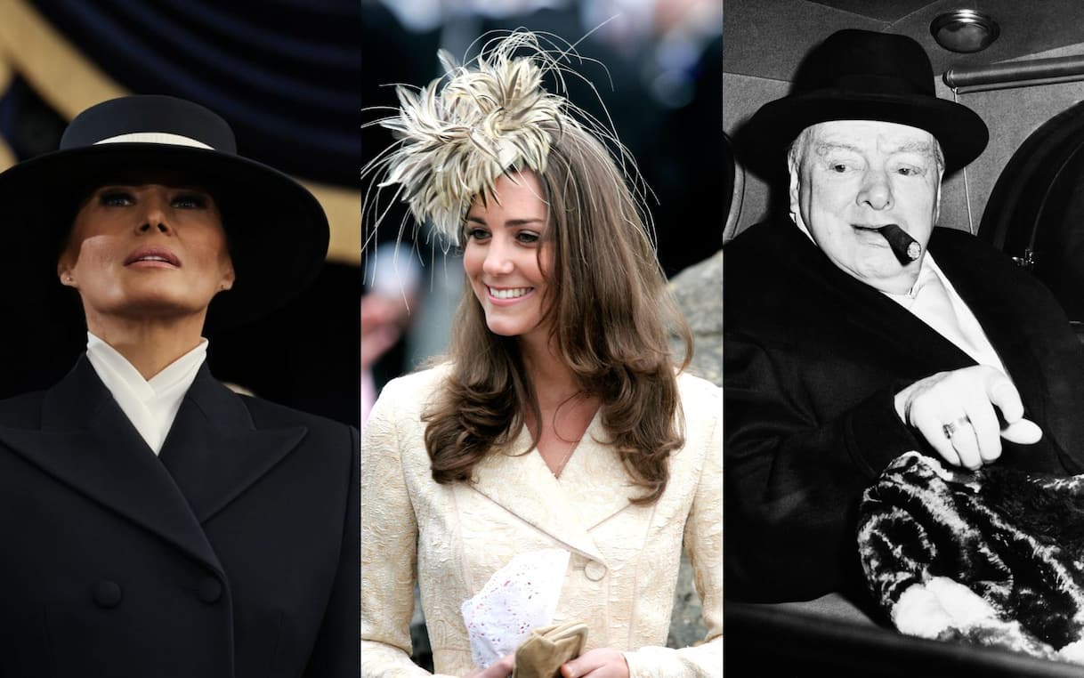 Dal cappello di Melania Trump a quello di Churchill, 11 copricapi ...