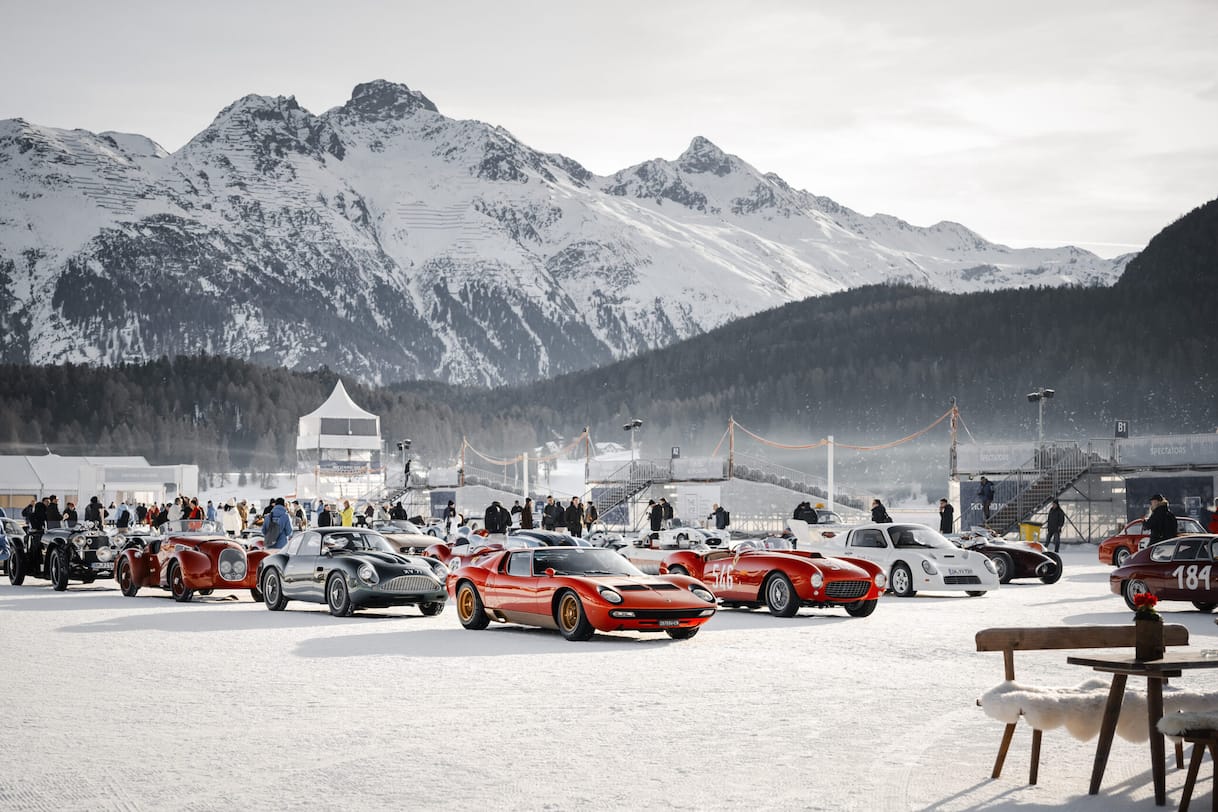 The I.C.E. St. Moritz 2026, supercar e modelli iconici sul lago ...