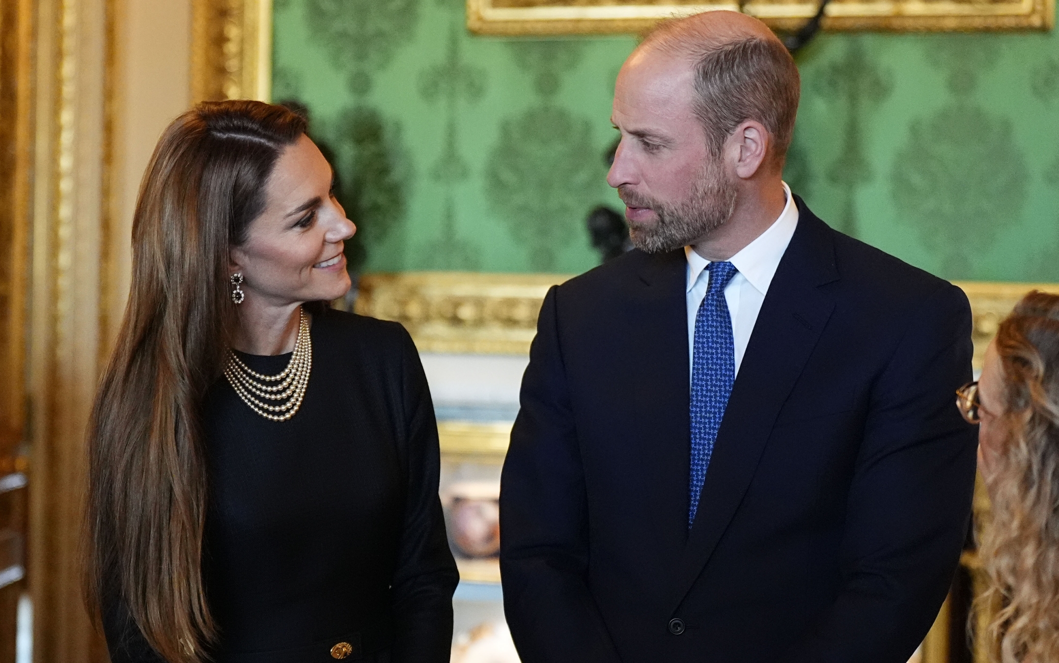 William e Kate Middleton accolgono il presidente tedesco Steinmeier e ...