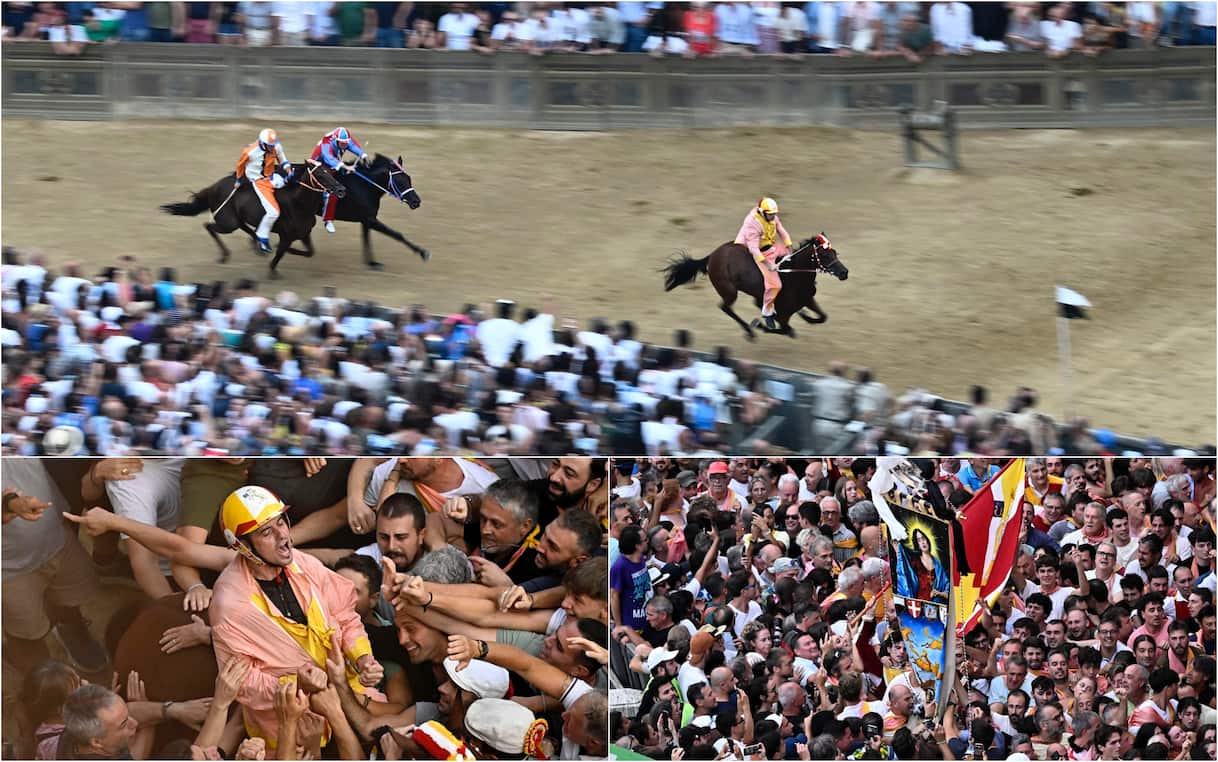 Palio di Siena dell’Assunta 2025, vince la contrada del Valdimontone ...