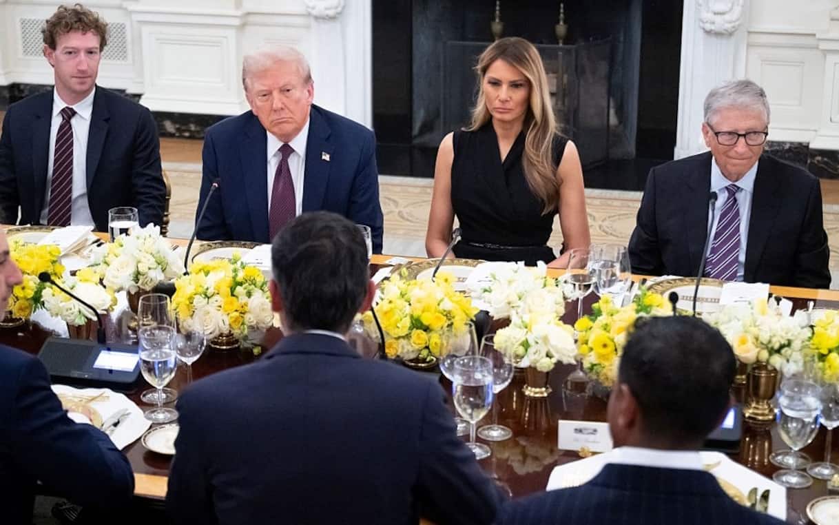 Trump, cena con Zuckerberg, Bill Gates e Tim Cook alla Casa Bianca ...