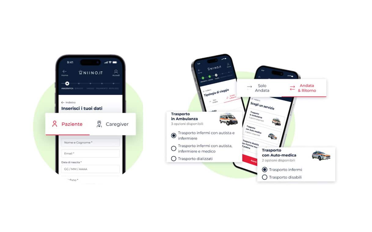 Niino: come funziona il servizio per prenotare i trasporti sanitari non ...