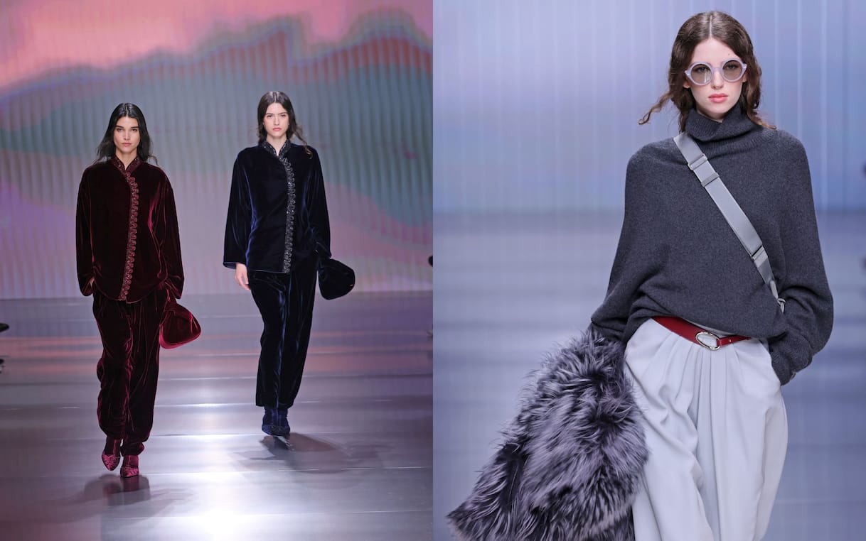 Milano Fashion Week, la sfilata di Giorgio Armani Fall/Winter 2026-27 ...