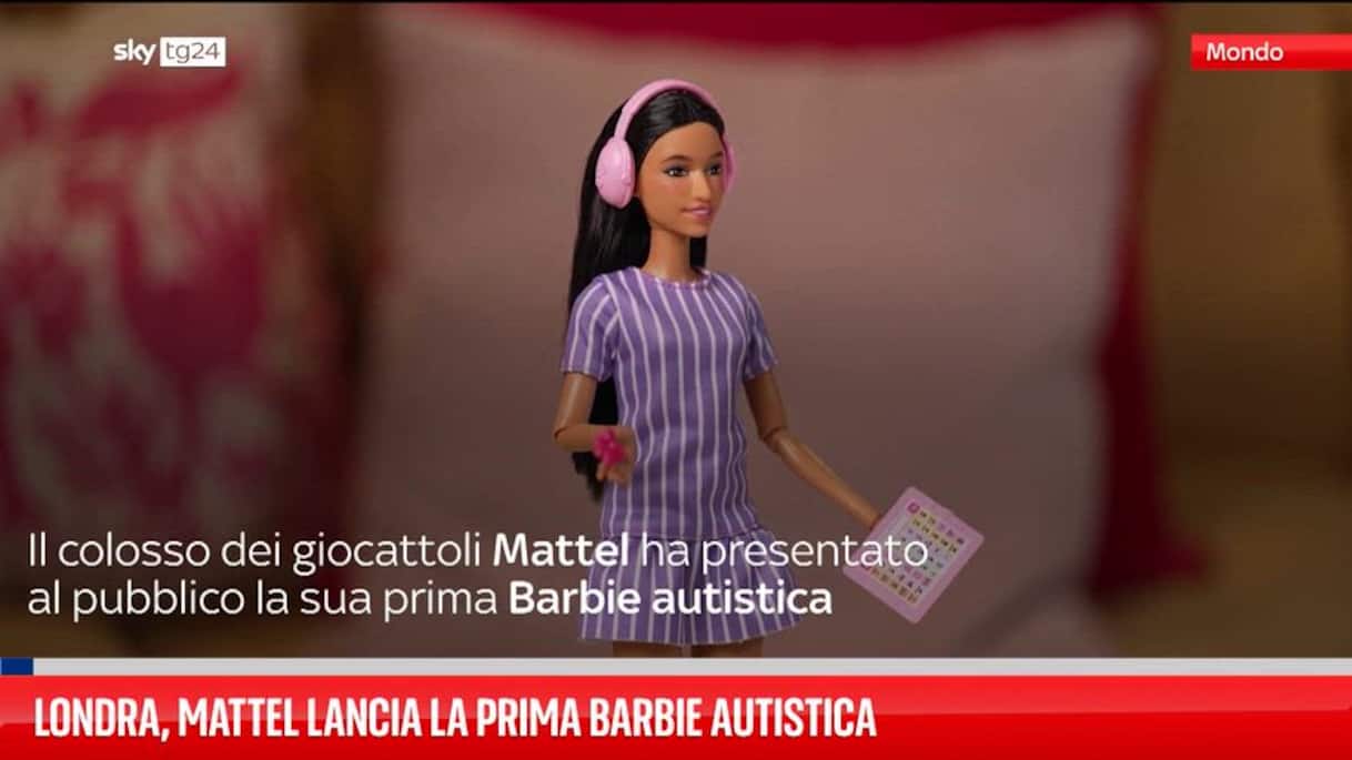 Londra, Mattel lancia la prima Barbie autistica | Video Sky TG24