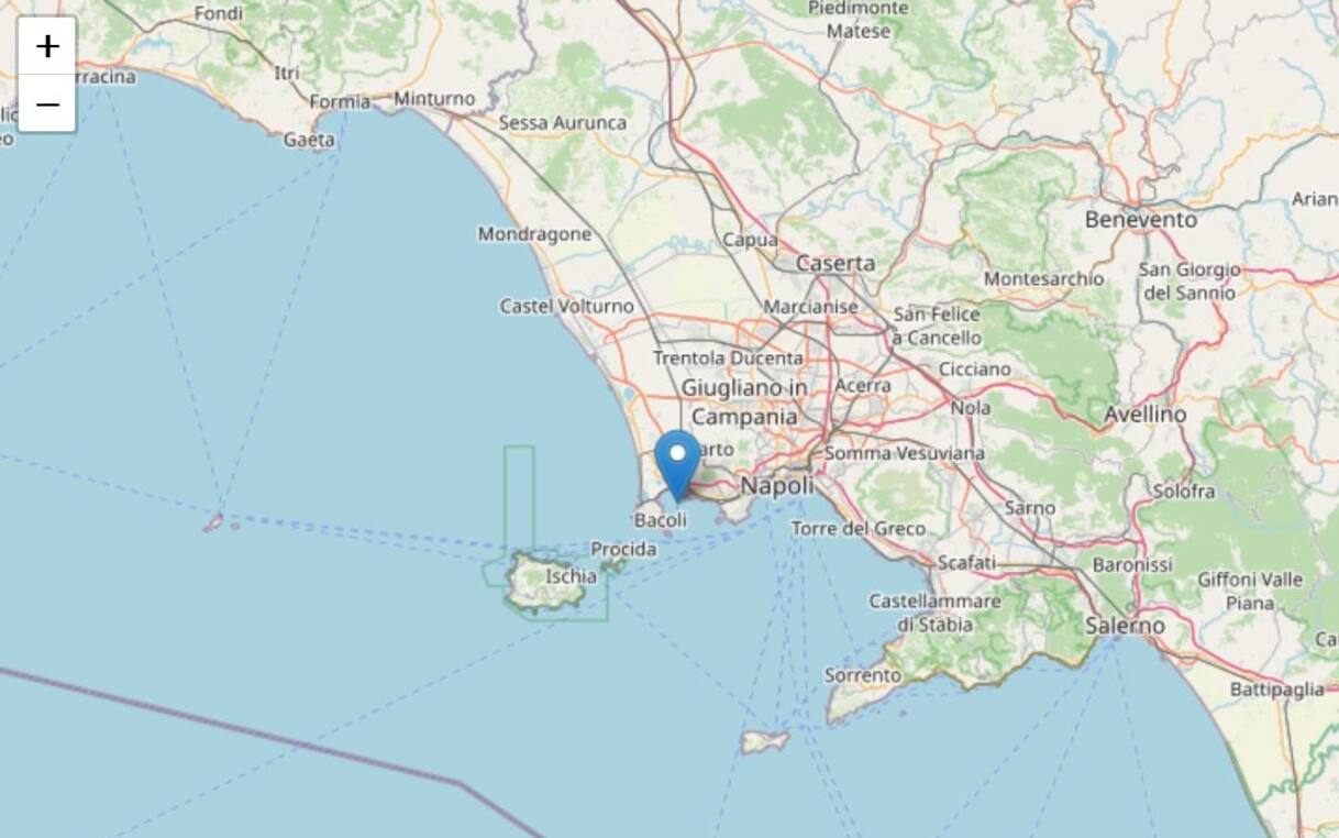 Terremoto a Napoli, scossa di magnitudo 2 ai Campi Flegrei tra Bacoli e ...