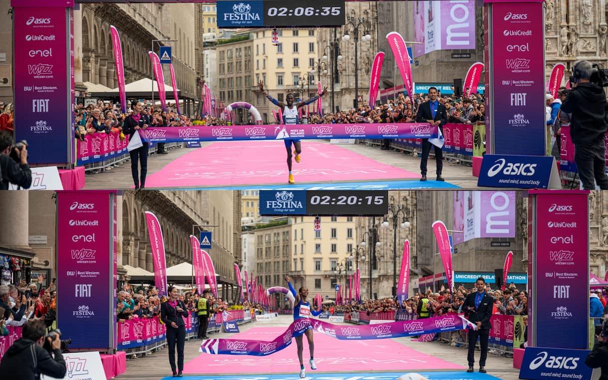 Maratona di Milano 2026, vincono Kibiwott e Chekole. Oltre 15mila ...
