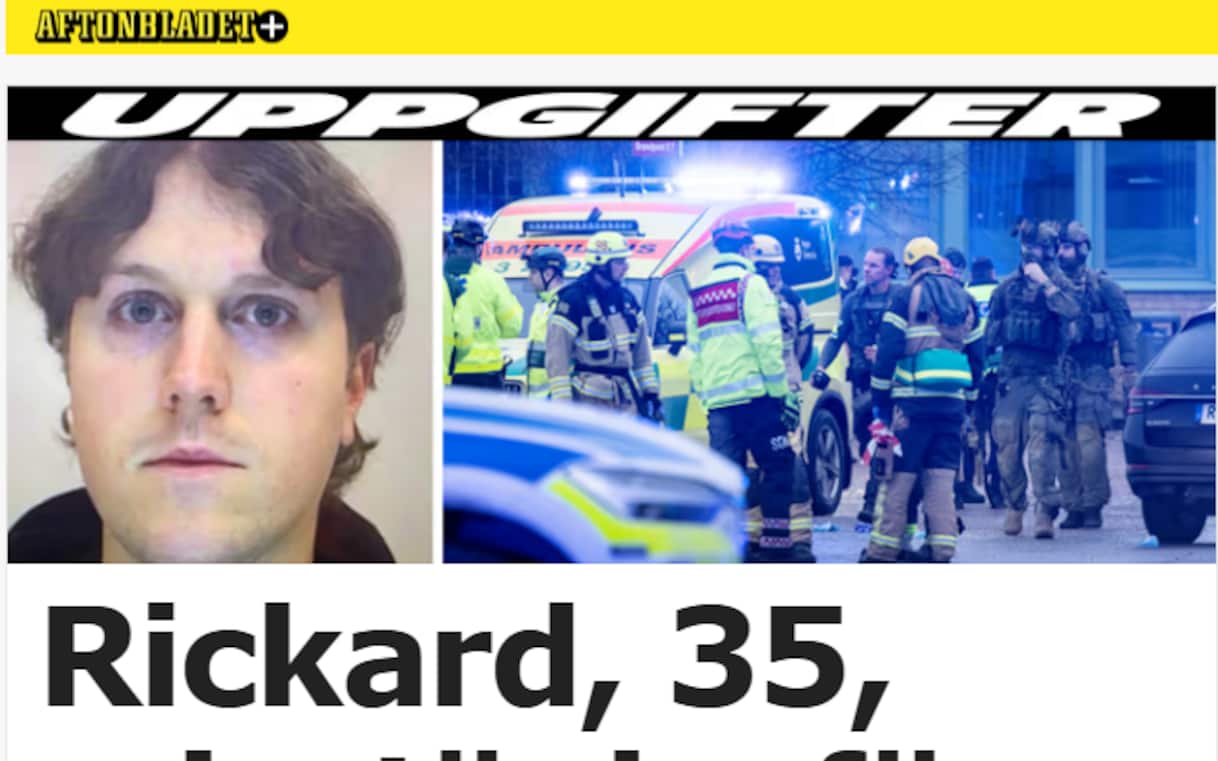 Sparatoria in Svezia, chi è Rickard Andersson, il killer della strage ...