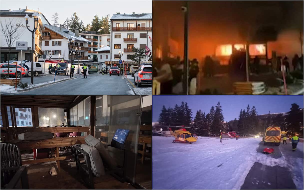 Svizzera, morti e feriti in un'esplosione in un bar a Crans-Montana ...