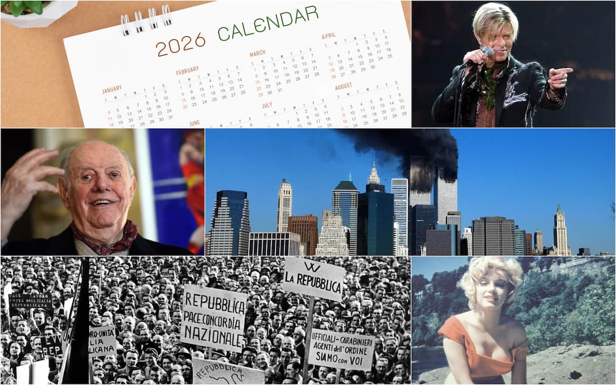 Anniversari e ricorrenze, le date da ricordare nel 2026 | Sky TG24
