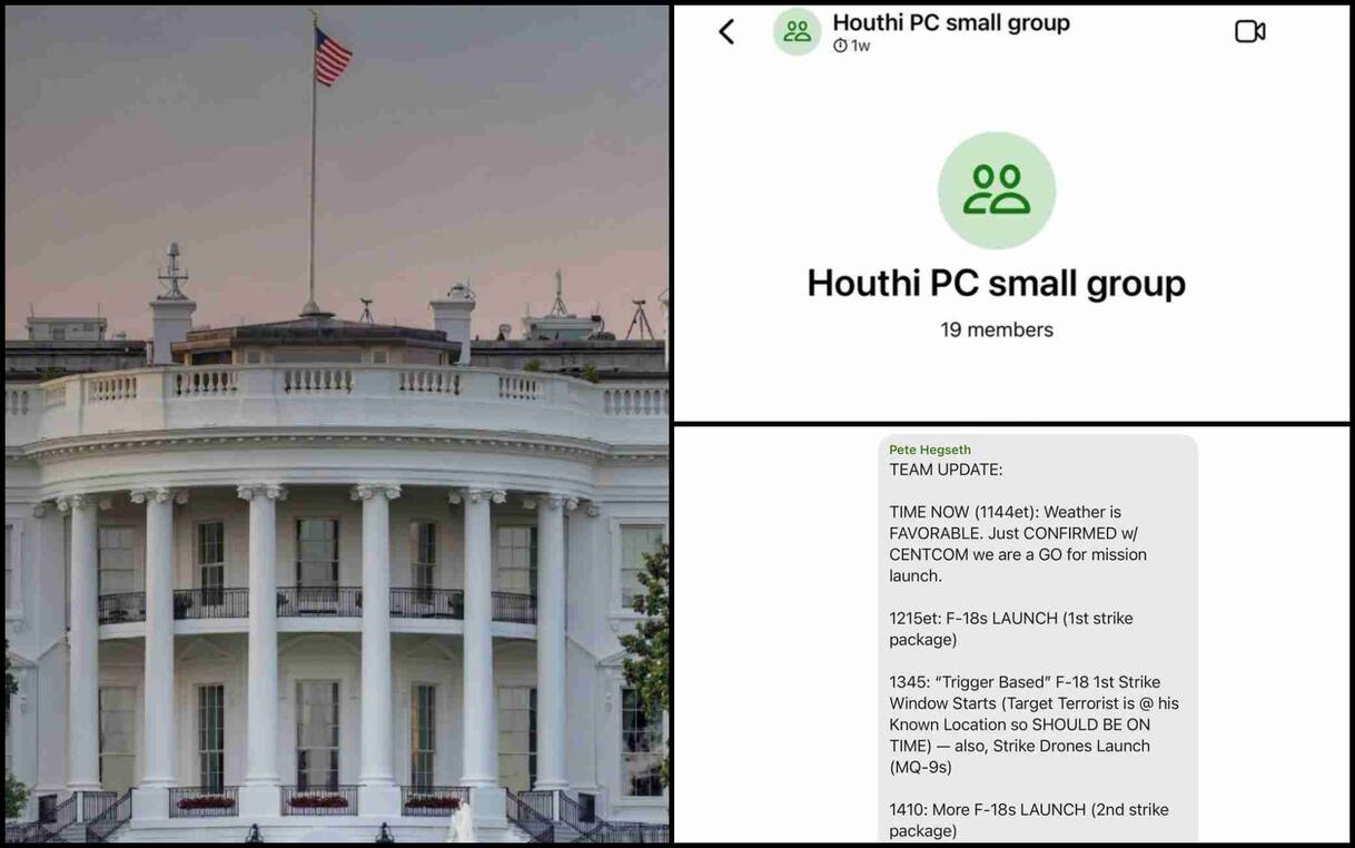 Usa, The Atlantic pubblica gli screenshot della chat Signal con i piani ...