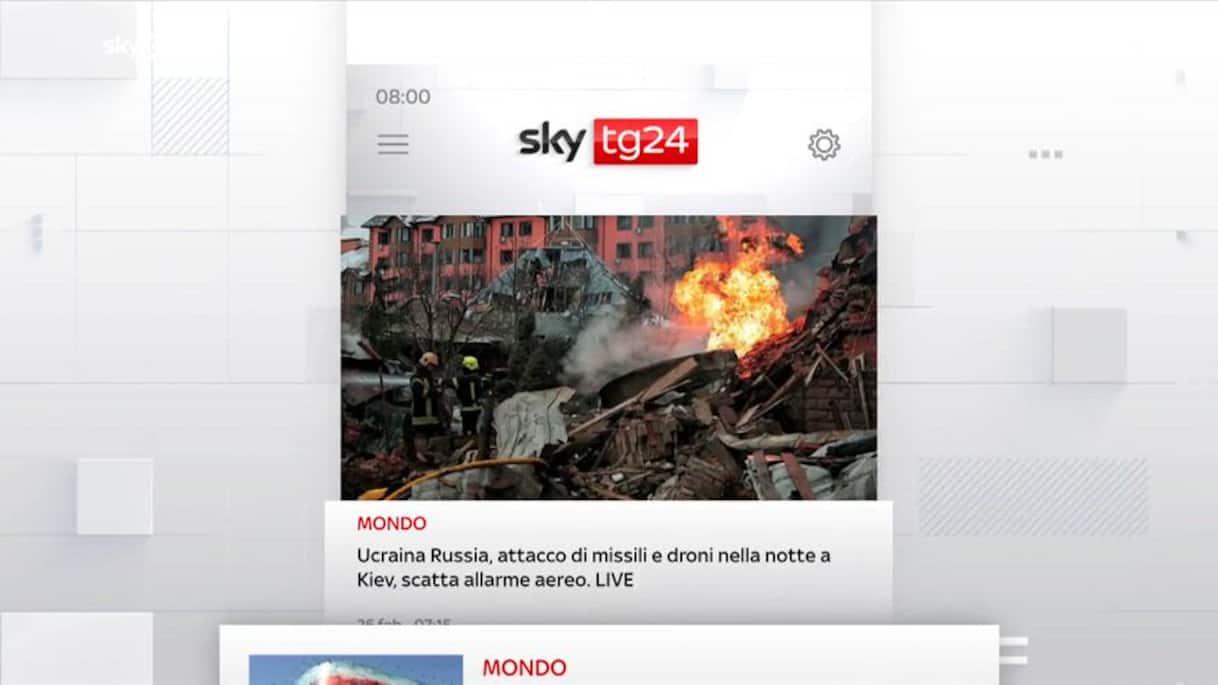 I titoli di Sky TG24 del 26 febbraio: edizione delle 8 | Video Sky TG24