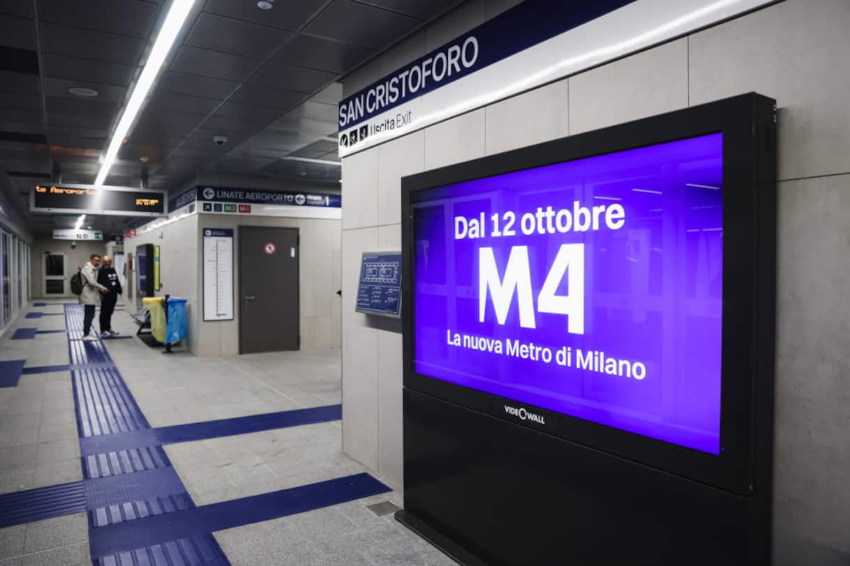 Milano apre M4, nuova linea metro di 15 km collega asse Est-Ovest | Sky ...