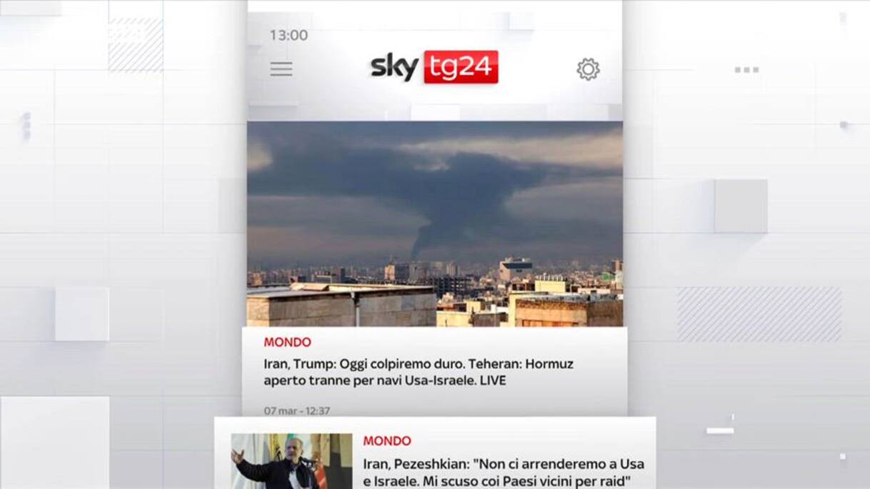 I titoli di Sky Tg24 del 7 marzo, edizione delle 13 | Video Sky TG24
