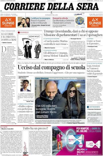 Le prime pagine dei quotidiani di oggi 17 gennaio: la rassegna stampa ...