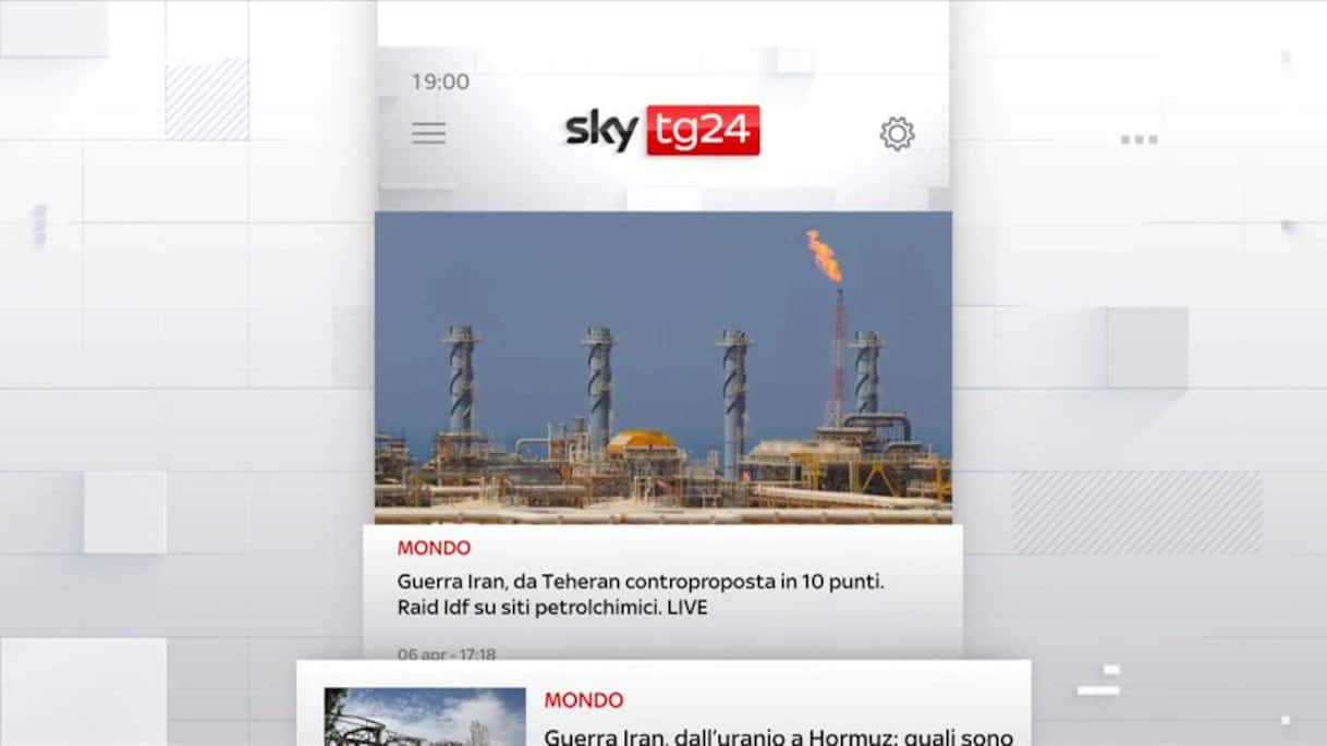 I titoli di Sky Tg24 del 6 aprile, edizione delle 19 | Video Sky TG24