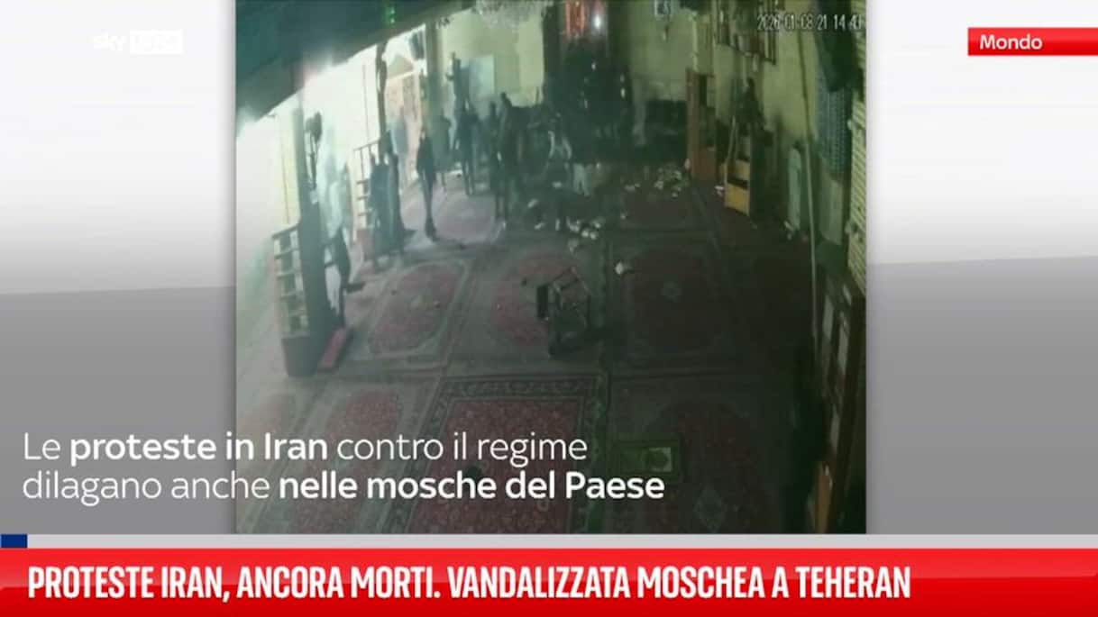 Proteste Iran, ancora morti. Vandalizzata moschea a Teheran | Video Sky ...