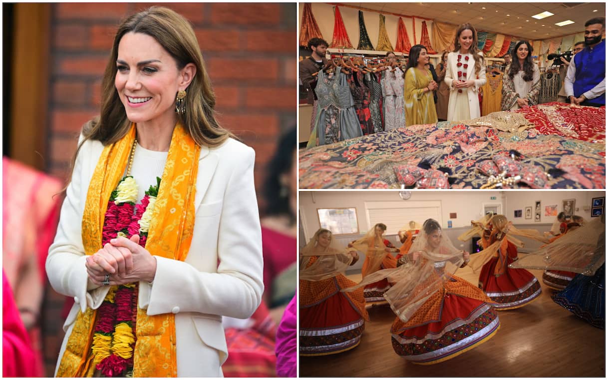 Kate Middleton in bianco in occasione dell'Holi Festival hindu. FOTO ...