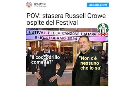 Sanremo 2024, i meme più divertenti sulla terza serata del Festival ...