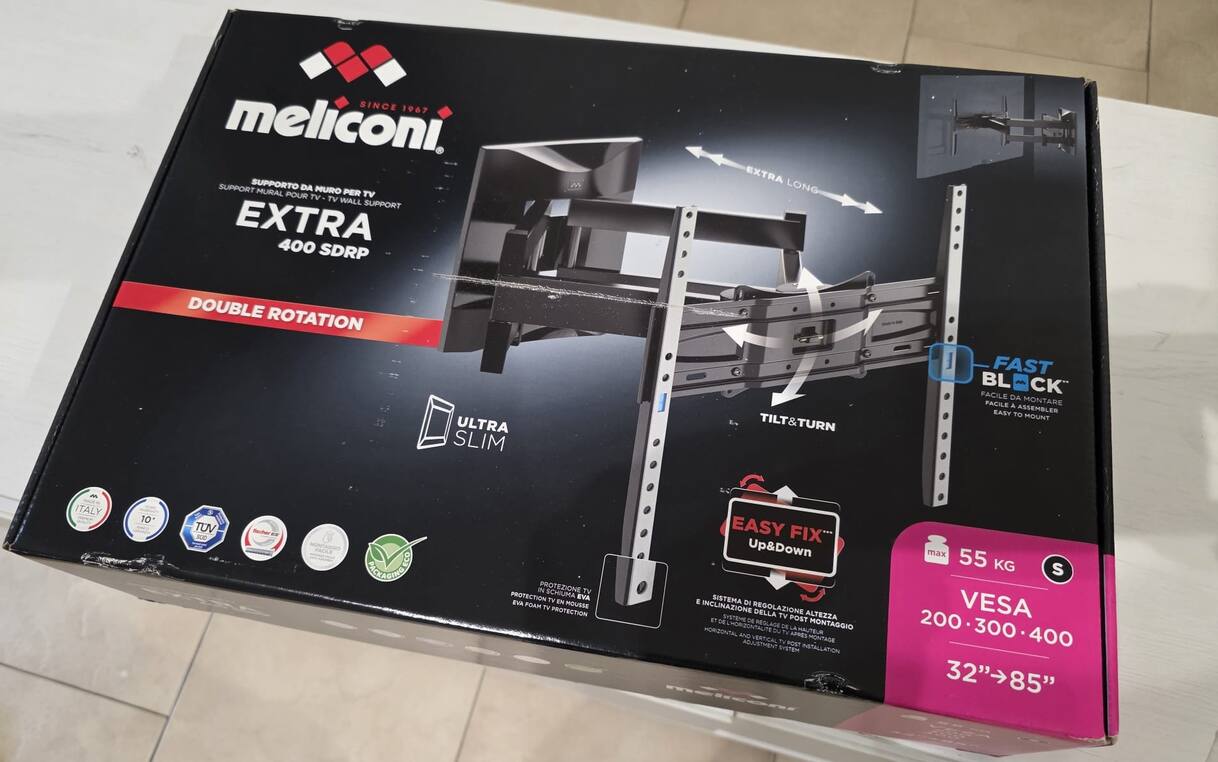 Meliconi EXTRA 400 SDRP PLUS: il supporto TV robusto e versatile | Sky TG24
