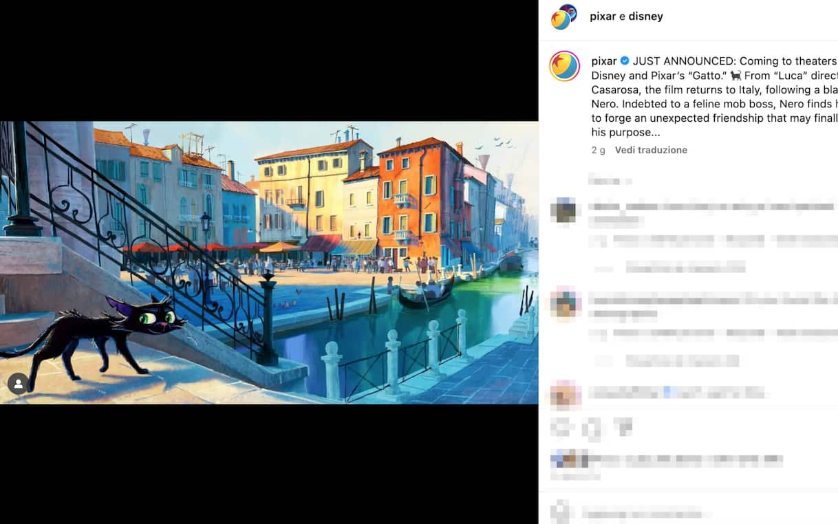 Gatto, cosa sappiamo del nuovo film Pixar di Enrico Casarosa in uscita ...
