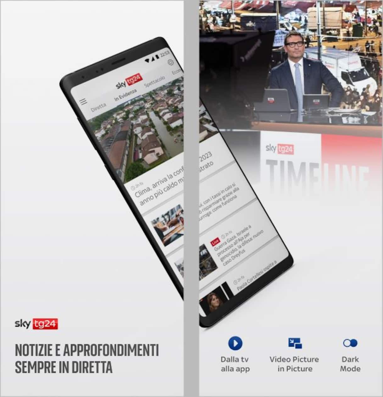 Arriva la nuova app di Sky tg24: le news sempre in diretta | Sky TG24
