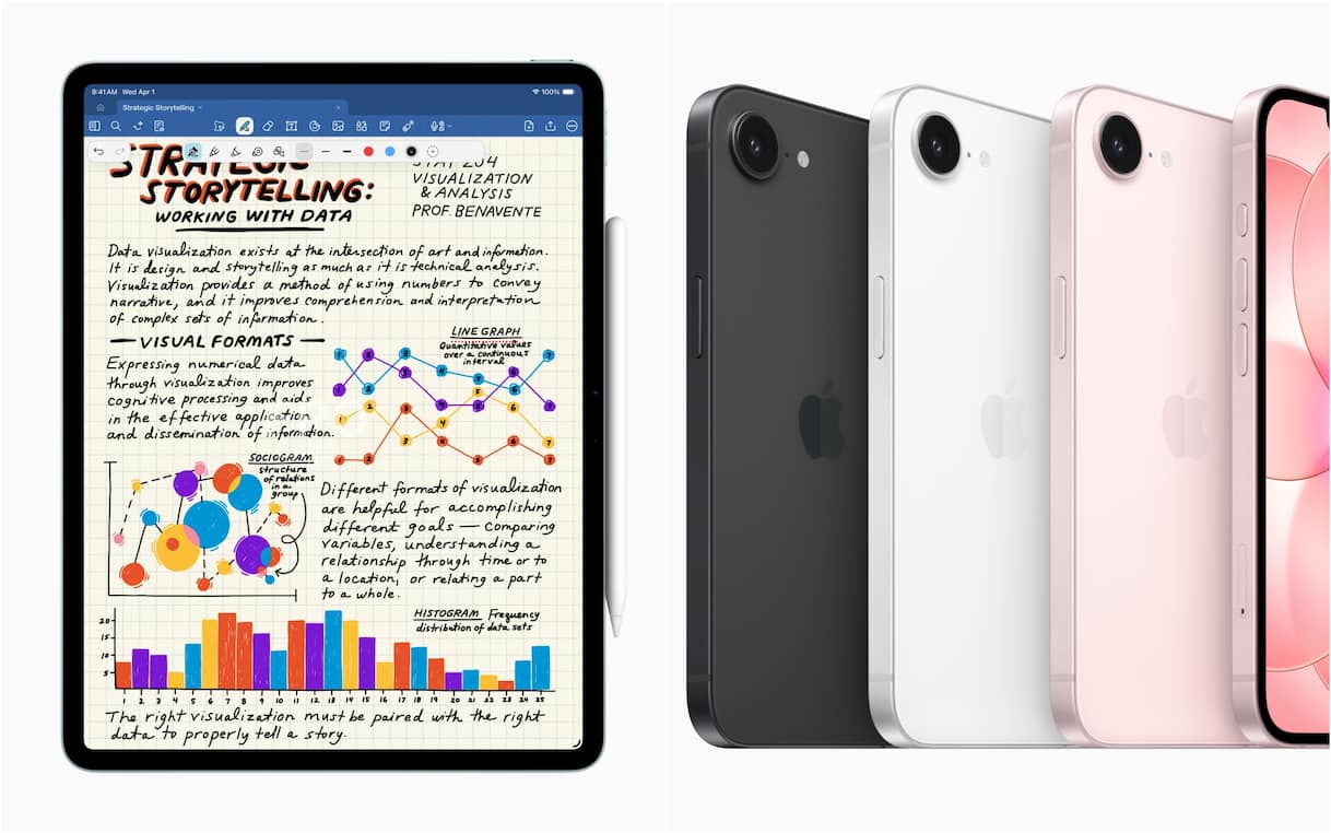 Apple annuncia un nuovo iPad Air e l'iPhone 17e: prezzi e ...