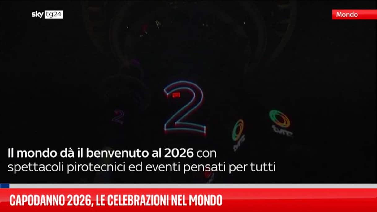 Capodanno 2026, le celebrazioni nel mondo | Video Sky TG24