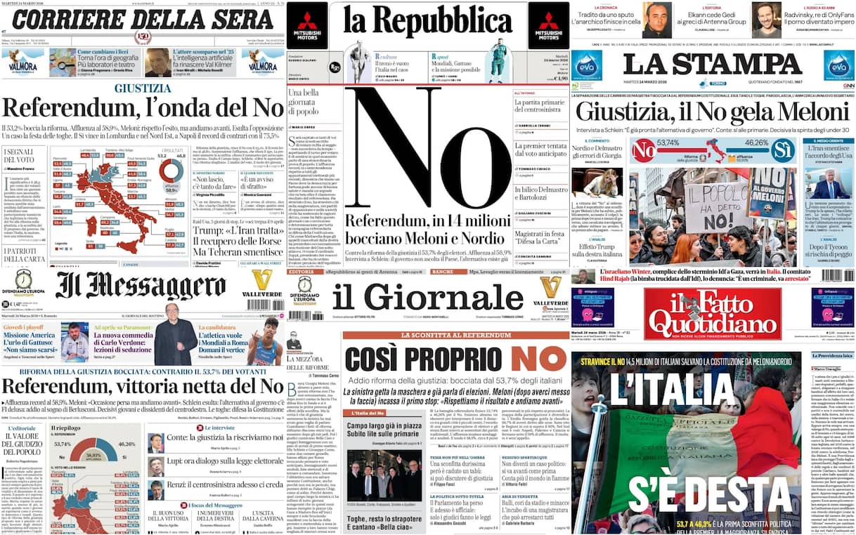 Le prime pagine dei quotidiani di oggi 24 marzo: la rassegna stampa ...