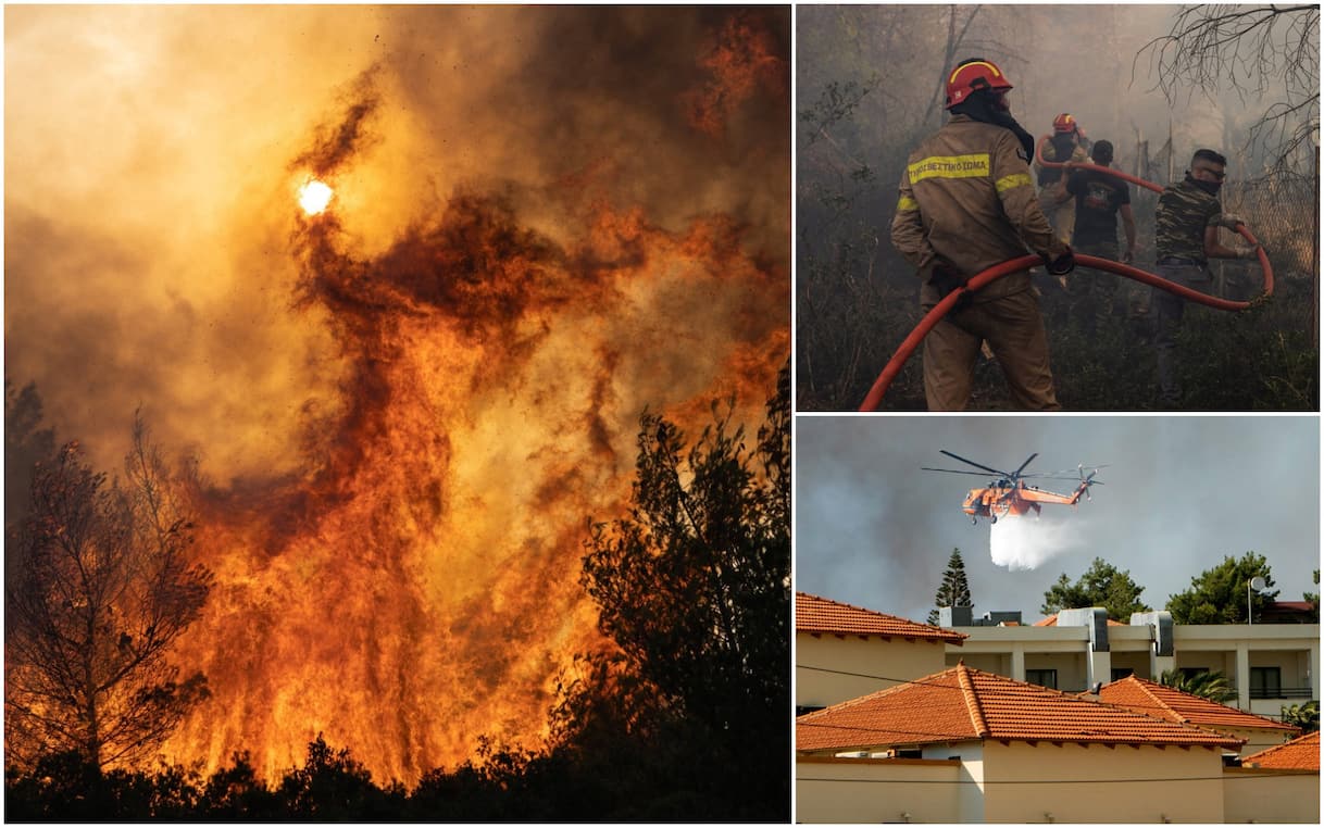 Incendio a Rodi, dichiarato lo stato di emergenza. Evacuate 30mila ...