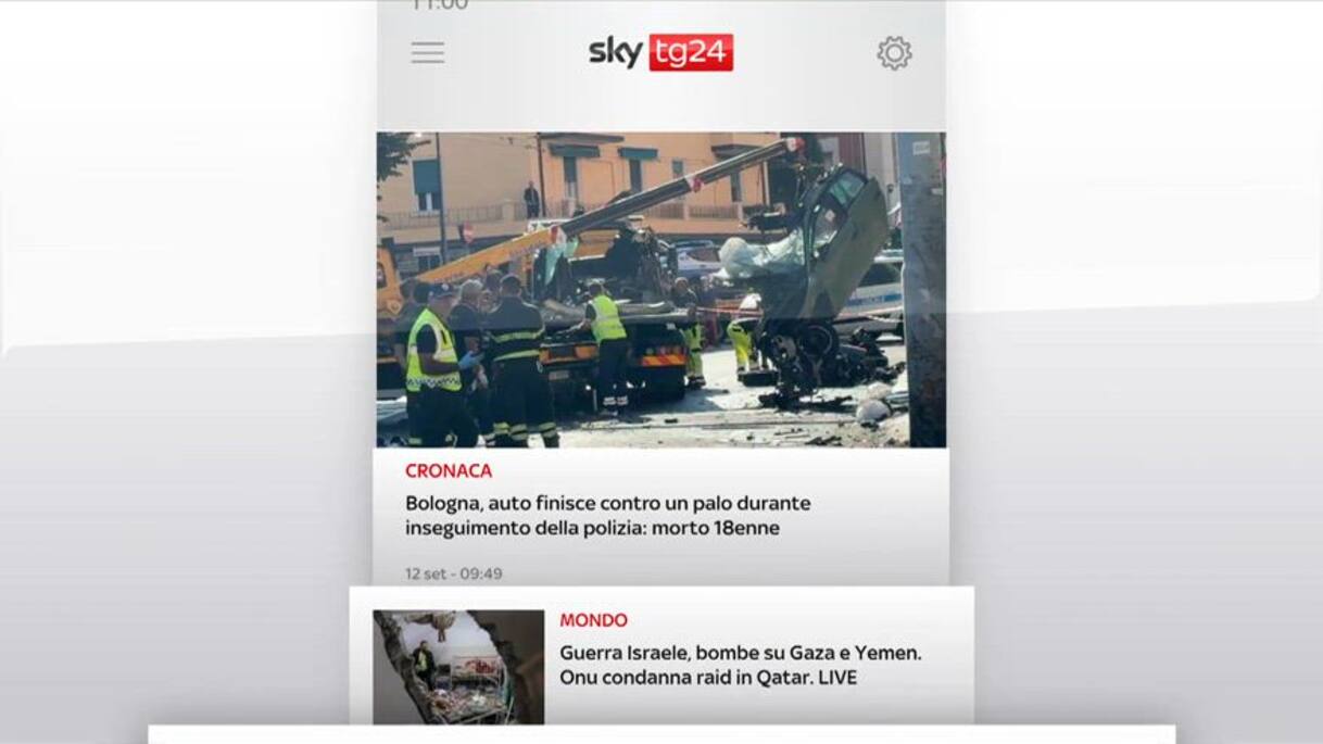 I titoli di Sky TG24 del 12 settembre 2025 - edizione h. 8 | Video Sky TG24
