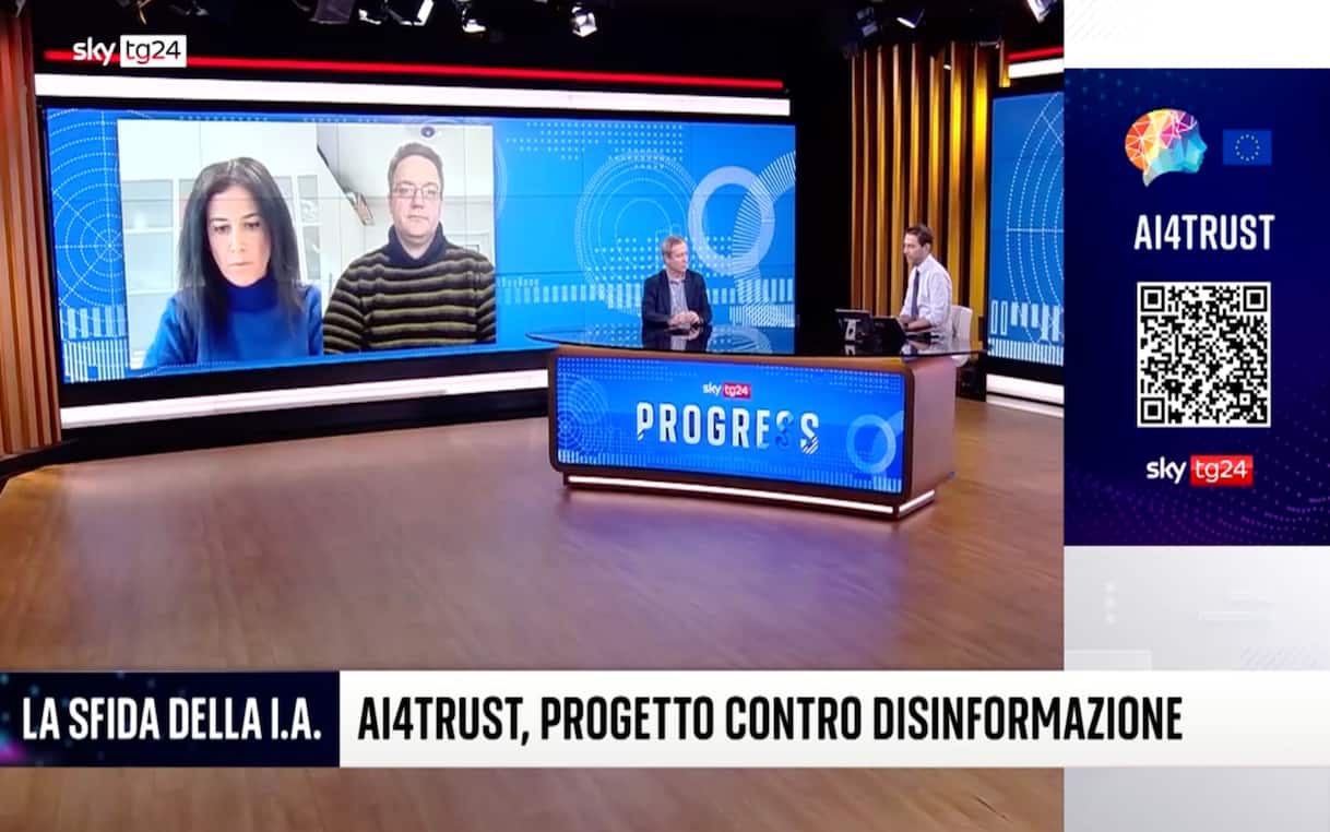 Disinformazione, deepfake e il progetto AI4TRUST. VIDEO | Sky TG24