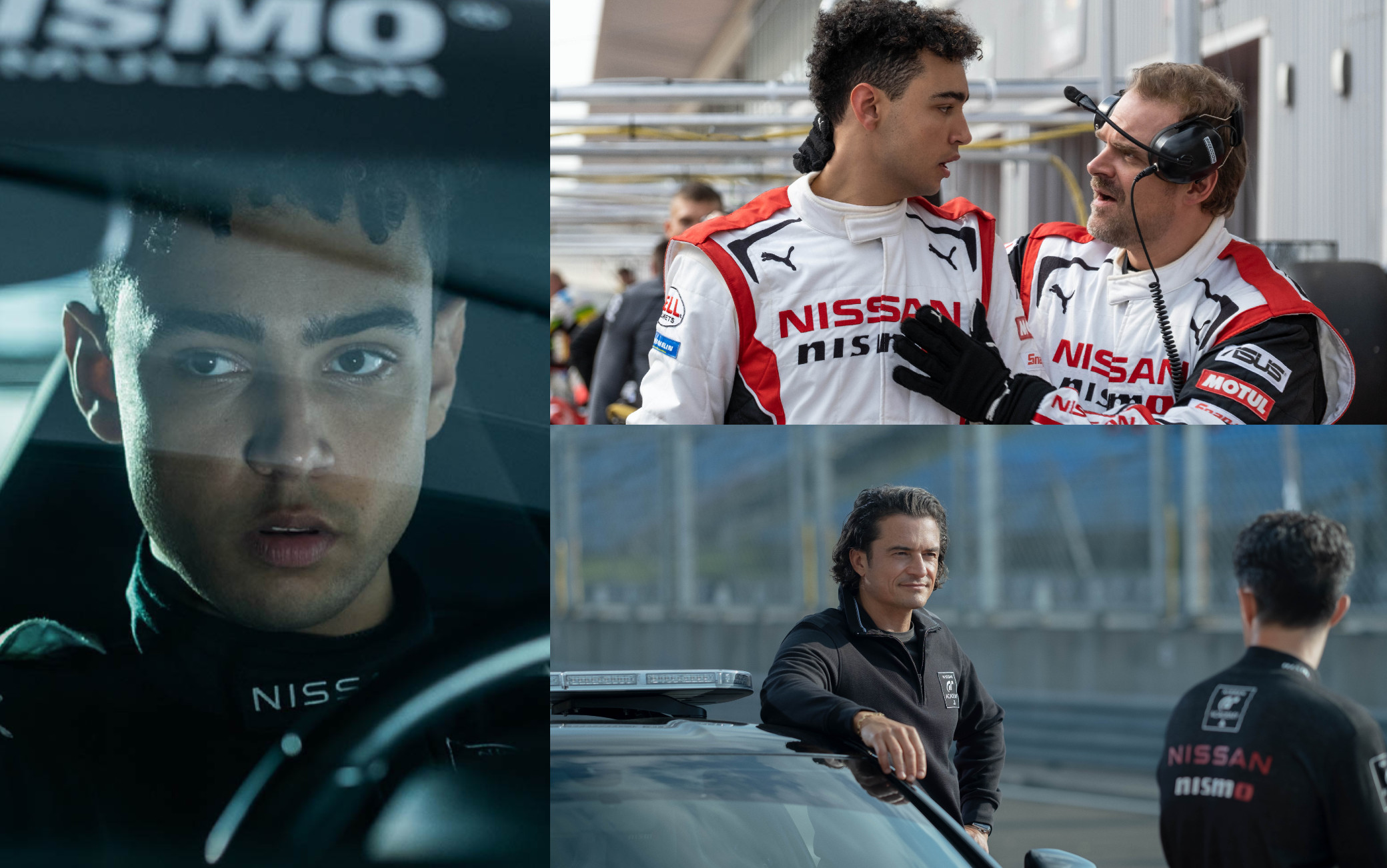 Gran Turismo, il cast del film con Orlando Bloom e David Harbour ...