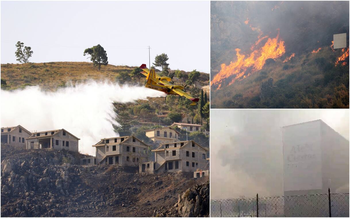 Sicilia, oggi ancora emergenza incendi. Da Palermo a Messina: le ultime ...
