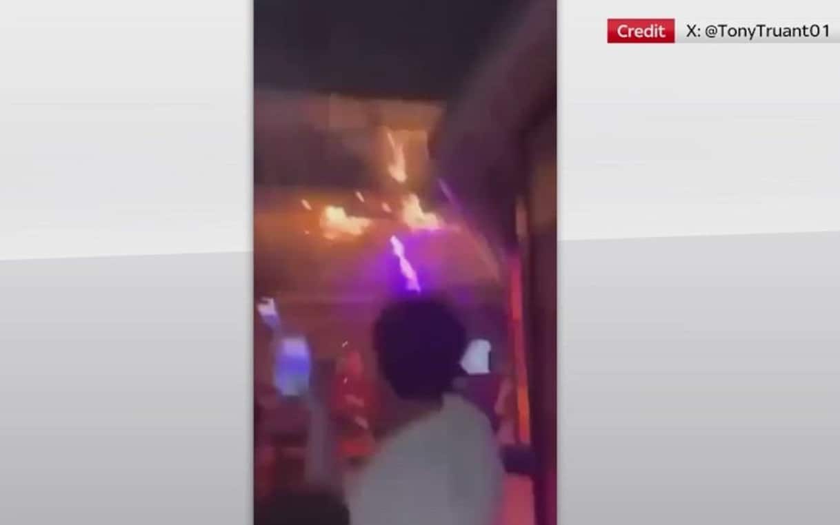 Strage Crans-Montana, le immagini dell'innesco dell'incendio | Video ...