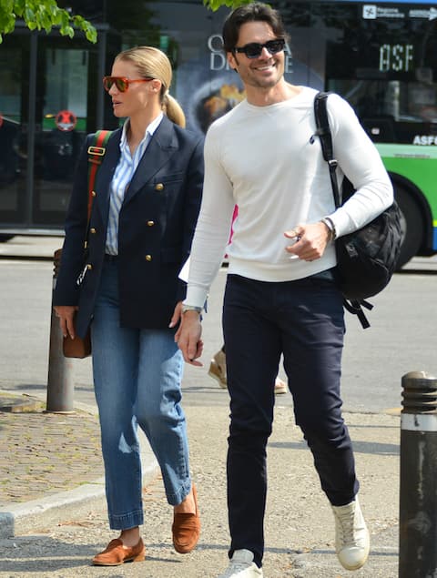 Michelle Hunziker e Giulio Berruti, le prime foto insieme sul Lago di ...