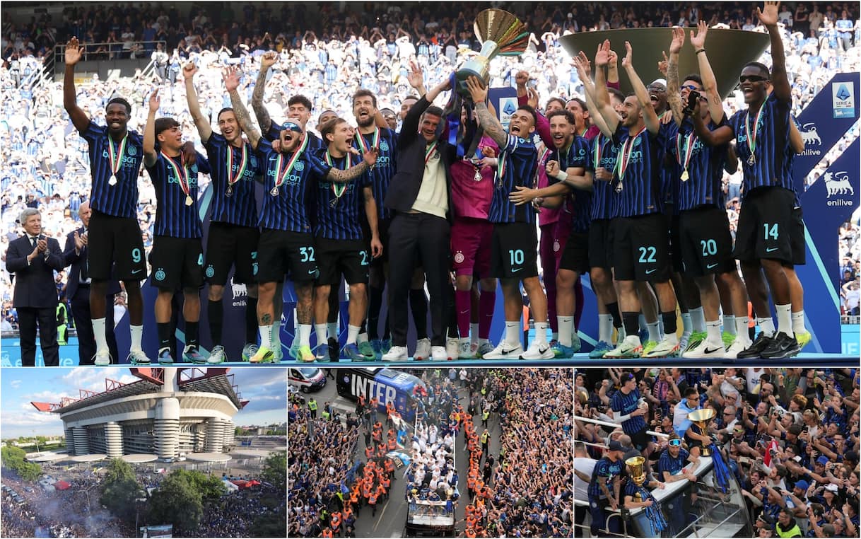 Scudetto Inter, la premiazione dei Campioni d'Italia a San Siro. FOTO ...