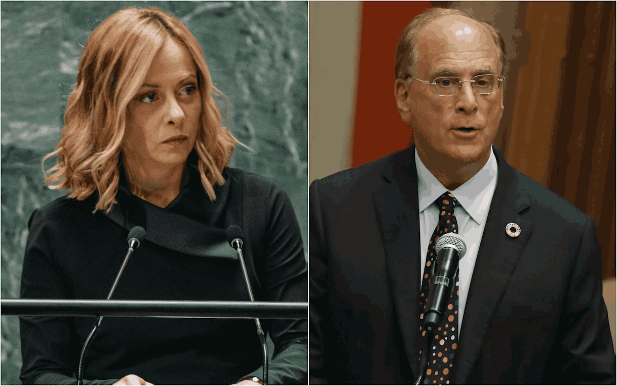 Incontro tra Meloni e Larry Fink di BlackRock: i possibili investimenti ...