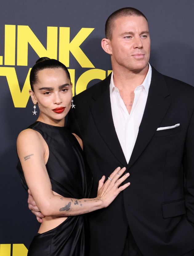 Blink Twice, Zoë Kravitz e Channing Tatum col resto del cast alla ...