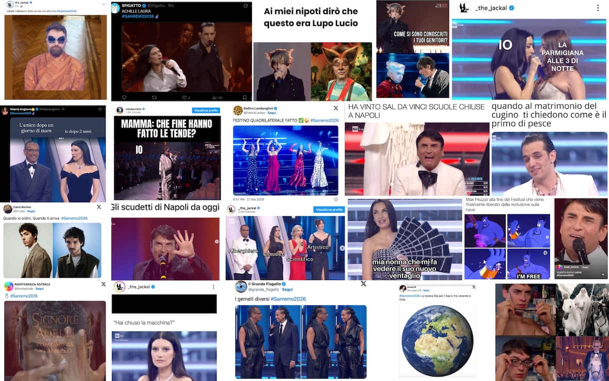 Sanremo 2026, i meme più divertenti del Festival di quest'anno. FOTO ...