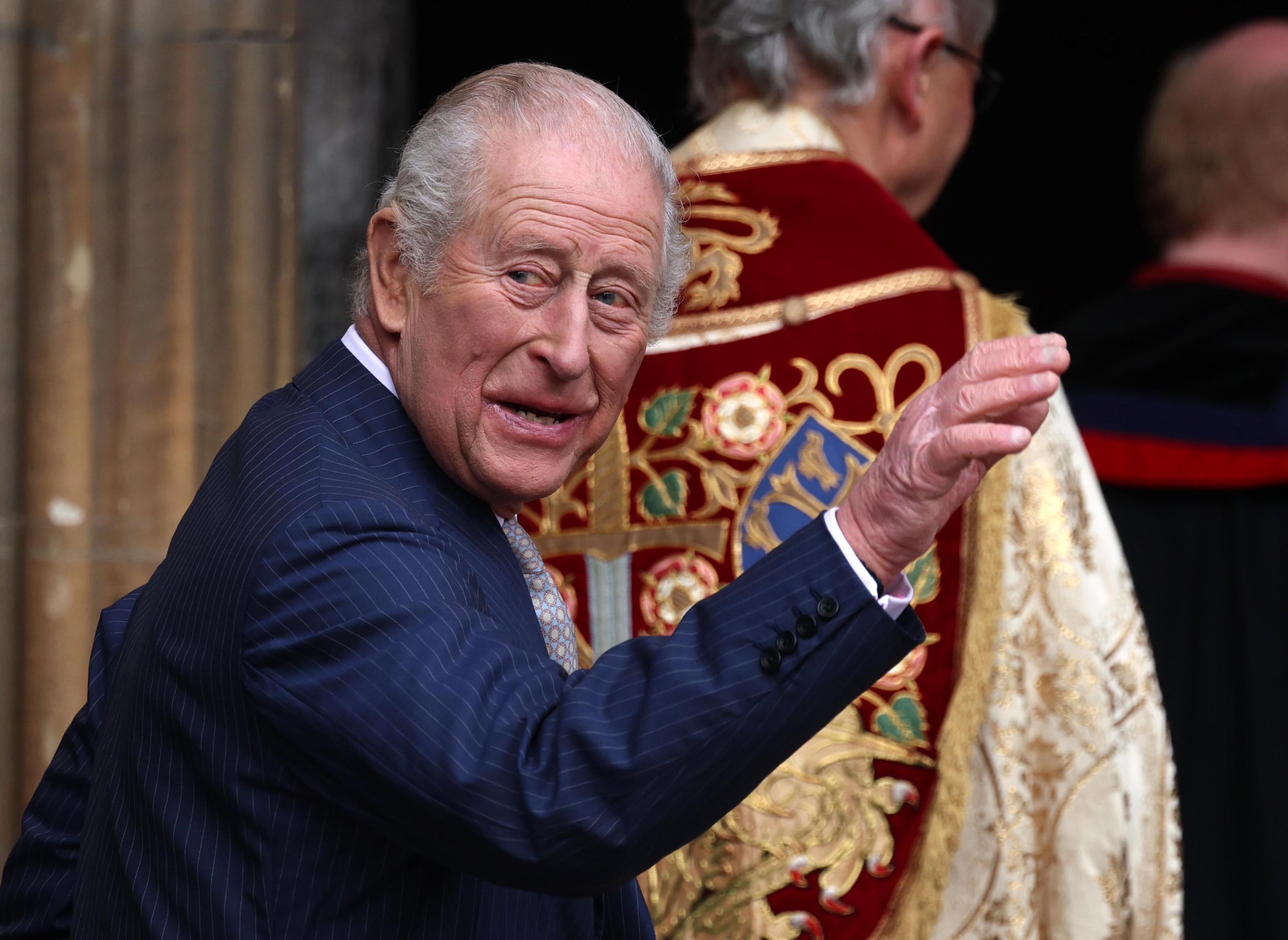 Kate Middleton, il principe William e i figli alla messa di Pasqua ...