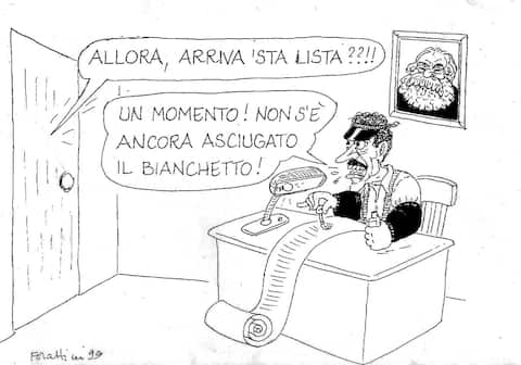 Vignette di Giorgio Forattini che hanno fatto la storia della satira in ...